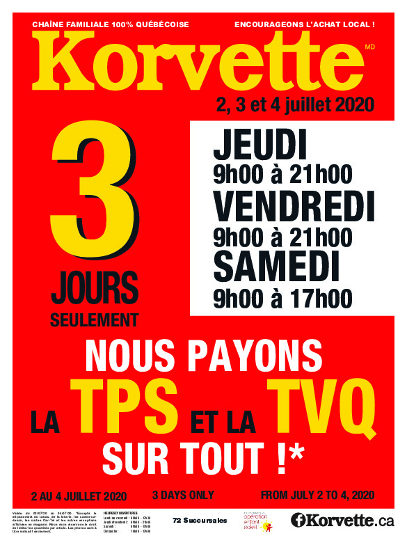 Circulaires - Korvette